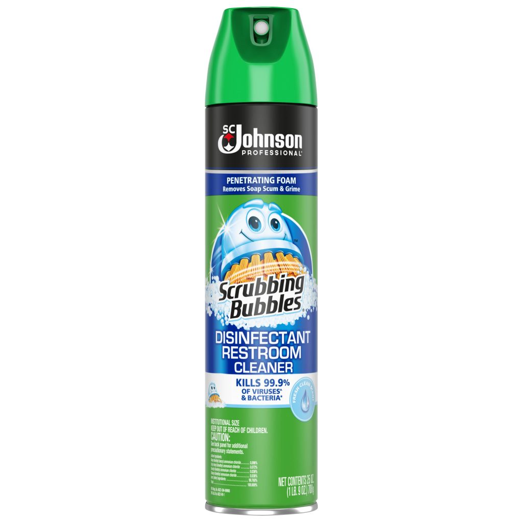 SCRUBBING BUBBLES® DISINFECTANT RESTROOM CLEANER 25 OZ AEROSOL ...